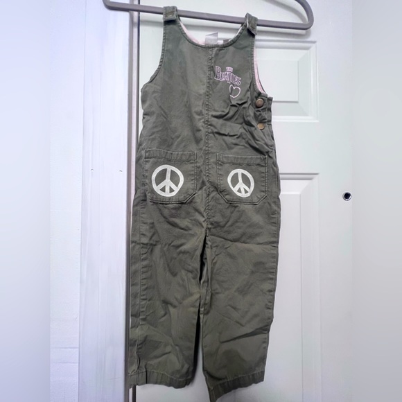 Junk Food Clothing | Bottoms | Junk Food Green Beatles Overalls 3t ...